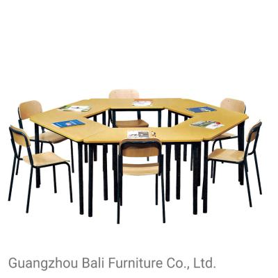 China Customized Study Tables And Chairs Unfolded 2200L*600W*700Hmm for sale