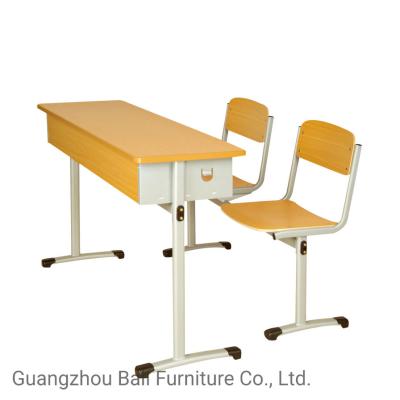 China BAILI Classroom Tables And Chairs 18mm MDF With Melamine Board for sale