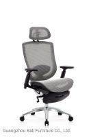 China High End Middle Back Computer Chair Swivel With Lift Handrails for sale