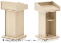 China Modern Wooden Training Room Church School Rostrum Podium for sale