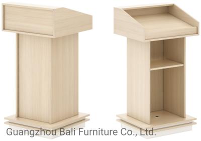 China Modern Wooden Training Room Church School Rostrum Podium for sale