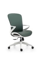 China Adjustable PU Modern Leather Swivel Executive Office Chair Thickness 1.0-1.1mm for sale