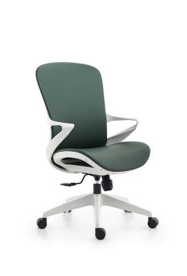 China Adjustable PU Modern Leather Swivel Executive Office Chair Thickness 1.0-1.1mm for sale
