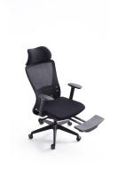 China OEM ODM 68*64*114mm Mesh Swivel Office Chair With Footrest for sale