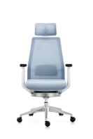 China OEM ODM High Back Swivel Desk Chair With Lumbar Support And Adjustable Headrest for sale