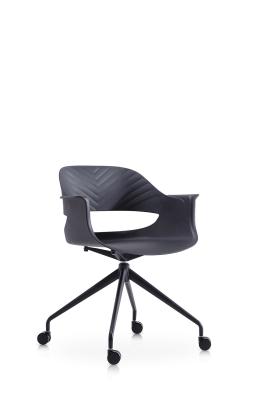 China White PP Plastic  Office / School Training Room Waiting Room Chairs for sale