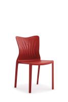 China Stackable Dining Office Waiting Room Chairs PP Plastic Modern for sale