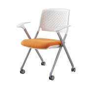 China Modern PP Plastic Office Furniture Training Room Folding Chairs for sale