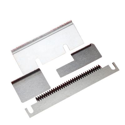 China Serrated Knife and Saw Blade for Tape Case Carton Box Sealer Machine Customized Cutter for sale