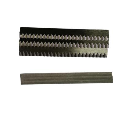 China Industrial Cutter Zig Zag Knife Blades for Packaging Machinery Cutting and Perforating Film Blade for sale