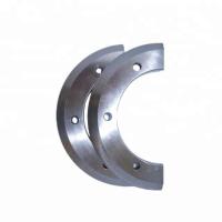 China Single Bevel Split Circular Slitter Knife Paper Machine Blades 9CrSi SKD-11 Material for sale