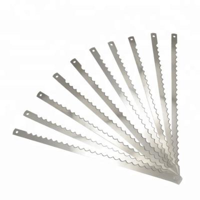 China Ss Silver Bread Slicer Blade for Bakery Stainless Steel Serrated Bread Slicer Blade and Knife for sale