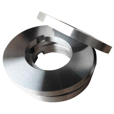 China Anti Vibration Steel Sheets Coil Slitting Knife Round Slitter Blades 55-68HRC for sale