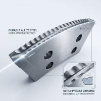 China TiN Coated Slotter Cutting Blade HRC 68 for Corrugated Carton Slotter Machine with Long Wear Life for sale