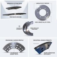 China TiN Coated Slotter Cutting Blade HRC 68 for Corrugated Carton Slotter Machine with Long Wear Life for sale