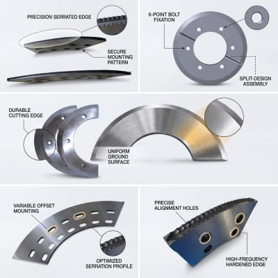 China M42 Cobalt HSS Slotter Cutting Blade with HRC 66-68 Hardness and Red Hardness Up to 600 °C for Corrugated Carton Slotter Machines for sale