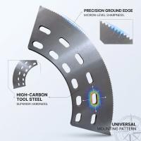 China Mirror Polished HRC 60-64 Anti-Delamination Slotter Cutting Blade for Corrugated Carton Slotter Machine for sale