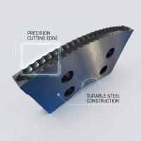 China Mirror Polished HRC 60-64 Anti-Delamination Slotter Cutting Blade for Corrugated Carton Slotter Machine for sale