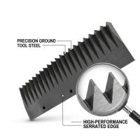 China Tungsten Carbide Tipped Zigzag Film Cutting Knife with M2 High Speed Steel Body Customized Per Drawing for Snack Food Packaging for sale