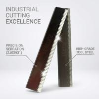 China Tungsten Carbide Tipped Zigzag Film Cutting Knife with M2 High Speed Steel Body Customized Per Drawing for Snack Food Packaging for sale