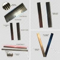 China Food Grade SUS420J2 Zigzag Film Cutting Knife with HRC 50-55 Hardness and Corrosion Resistance for Packaging Machines for sale