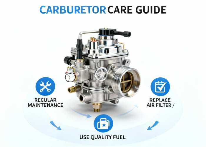Tips to prevent carburetor carbon deposits such as using quality fuel