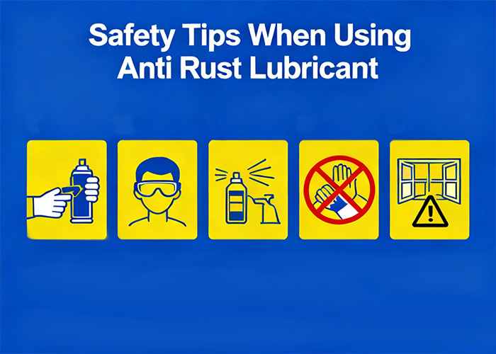Necessary precautions when using anti-rust lubricants