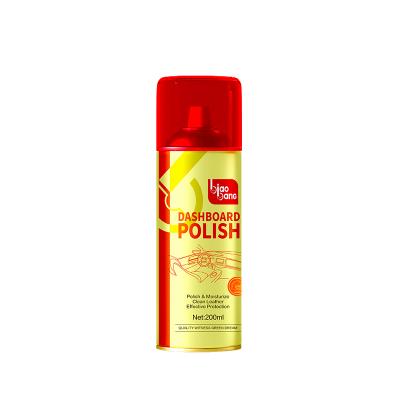 China 200ml Long Lasting Dashboard Shine Spray Car Dashboard Spray Polish for sale