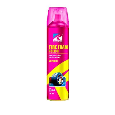 China Biaobang 650ml VOC Compliant Tyre Foam Polish for Effortless Shine on Vehicle Tires for sale