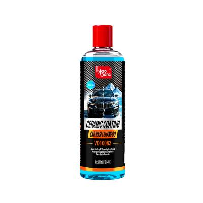 China Ceramic Coating Car Shampoo with Hydrophobic Polymer Infusion for Ceramic-Safe Cleaning and Gloss Refraction Enhancement for sale
