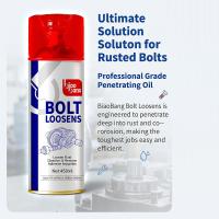 China Biaobang 450ml Fast-acting Penetrating Rust Remover and Bolt Loosener Spray with Corrosion Protection for sale