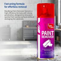 China Biaobang 450ml Fast-Acting Low-Odor Aerosol Paint Stripper and Remover for Metal Surfaces for sale