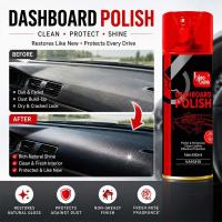 China Rose Scented Dashboard Polish with UV Protection and Anti-static Dust Repellent for Car Interiors for sale