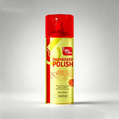 China 450ml Lemon Scented Dashboard Polish for Multi-Surface Protection and Interior Shine for sale