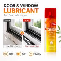 China Silicone-based Quick-drying Door and Window Lubricant Spray for Noise Reduction and Rubber Maintenance for sale