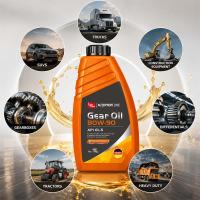 China API GL-5 Heavy-Duty Synthetic Gear Oil 80W-90 for Commercial Vehicle Drivelines for sale