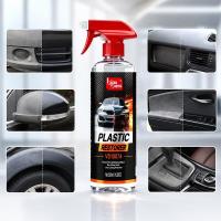 China Plastic Restorer with Deep Black Restoration, Dry Non-Sticky Finish, and UV Weather Protection for sale