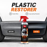 China Plastic Restorer with Deep Black Restoration, Dry Non-Sticky Finish, and UV Weather Protection for sale
