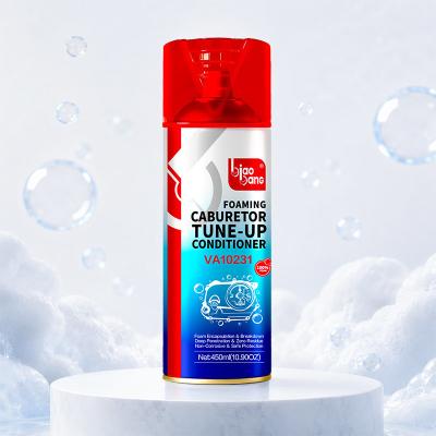 China 450ml Capacity Foaming Carburetor Cleaner with Rich Clinging Foam for Powerful Deposit Removal for sale
