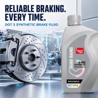 China Professional Synthetic Brake Fluid DOT3 for Stable Hydraulic Performance and Excellent Temperature Resistance for sale