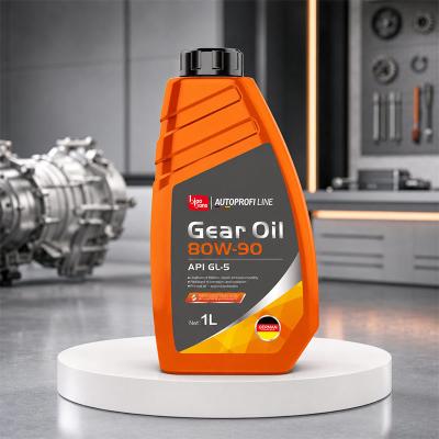 China API GL-5 80W-90 Fully Synthetic Gear Oil for Heavy Duty Vehicles and Commercial Applications for sale