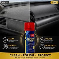 China Car Dashboard Polish with Gloss Enhancement Surface Protection for Leather & Plastic Care for sale