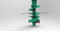 China Apfdx Double Start Rock Auger With Bottom Plate Flat Teeth for sale