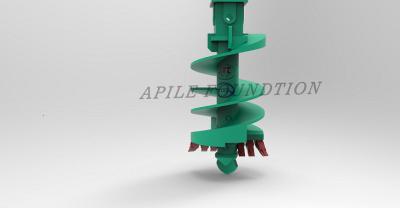 China Apfdx Double Start Rock Auger With Bottom Plate Flat Teeth for sale