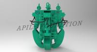 China Stone Breaking Machine Hydraulic Concrete Pile Cutter And Cropping Excavator Attachment for sale