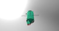 China APF-ZD Pitched-bottom Drilling Bucket with Flat Teeth for sale
