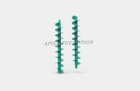 China Forging Casting Long Spiral Drilling Rod High Manganese Steel for sale