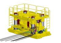 China Hydraulic Rock Strata Casing Rotator Strong Torque for sale