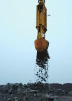 China Rope Pulley Grab With Crawler Crane for sale
