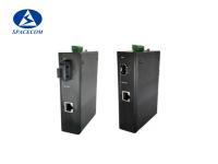 China Industrial Fast Ethernet Media Converter 1x10/100Base-T RJ45 to 1x100Base-X SFP Slot DC 9-56V for sale